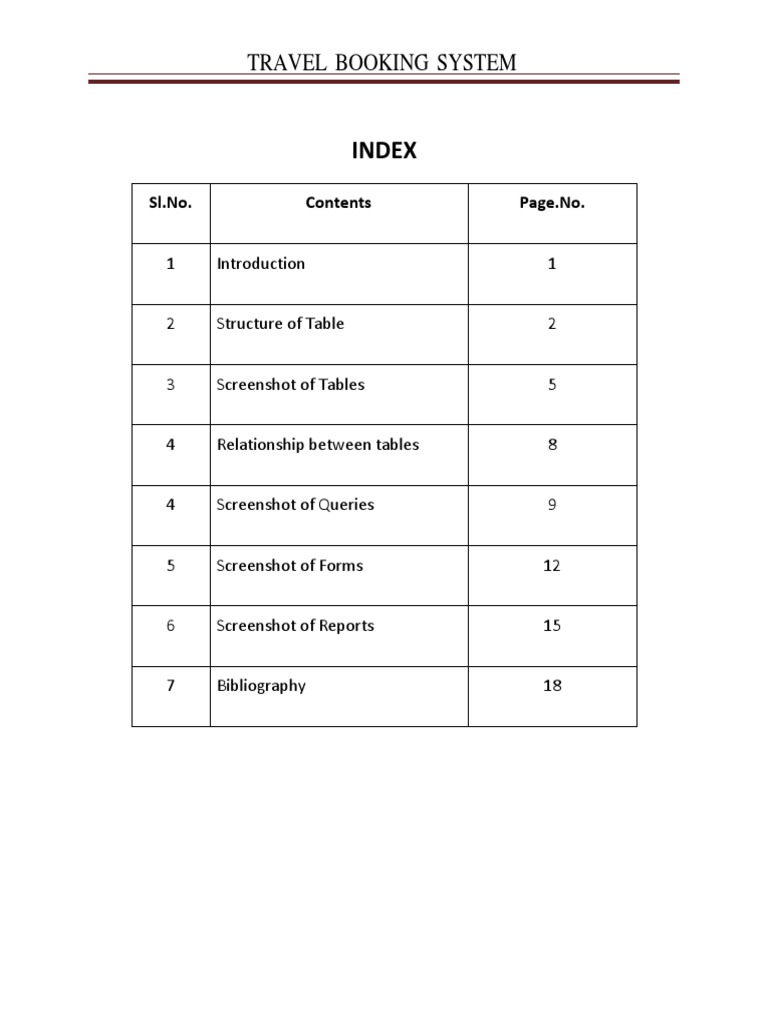 A Comprehensive Travel Booking System: Database Structure, Screenshots ...