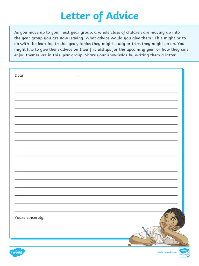 Advice Letter Template for Students | PDF | Wellness