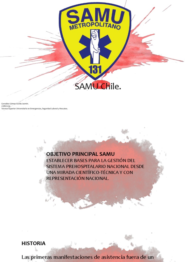 SAMU Chile | PDF