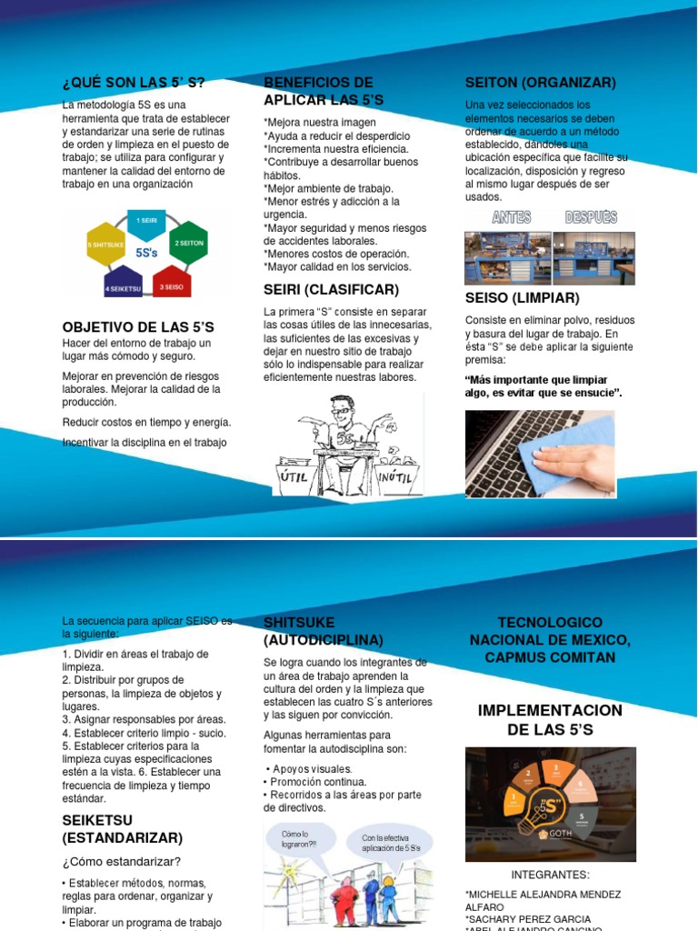 Implementación De La Metodología 5s Pdf Business