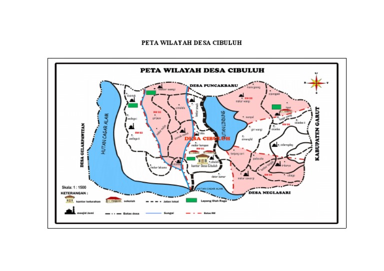 Peta Wilayah Desa Cibuluh | PDF