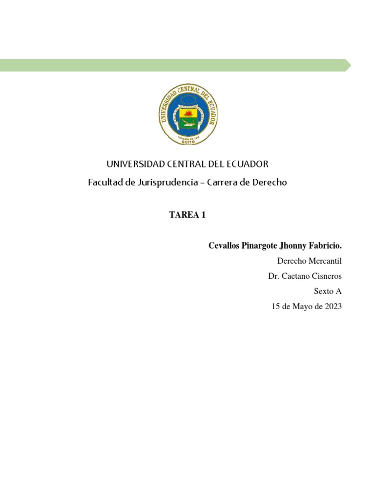 Tarea I. Derecho Mercantil | PDF | Internet | Comercio