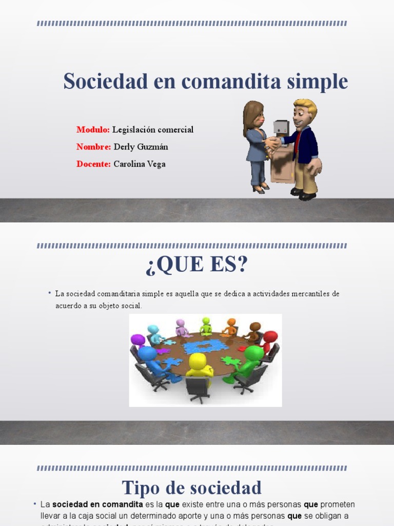 Sociedad en Comandita Simple Derly | PDF