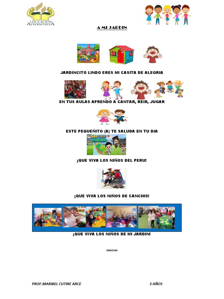 Poema Infantil para Jardín de Niños | PDF | Arte