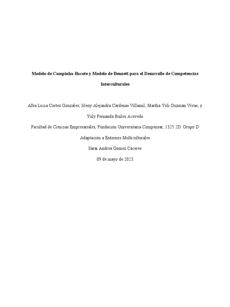 Modelo Campinha-Bacote e Iceberg Cultural | PDF | Violencia | Las emociones