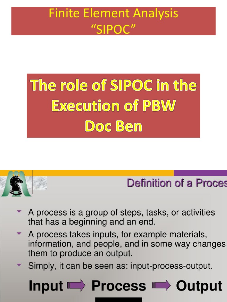 PDF Shared FEA SIPOC | PDF | Business Process | Supply Chain