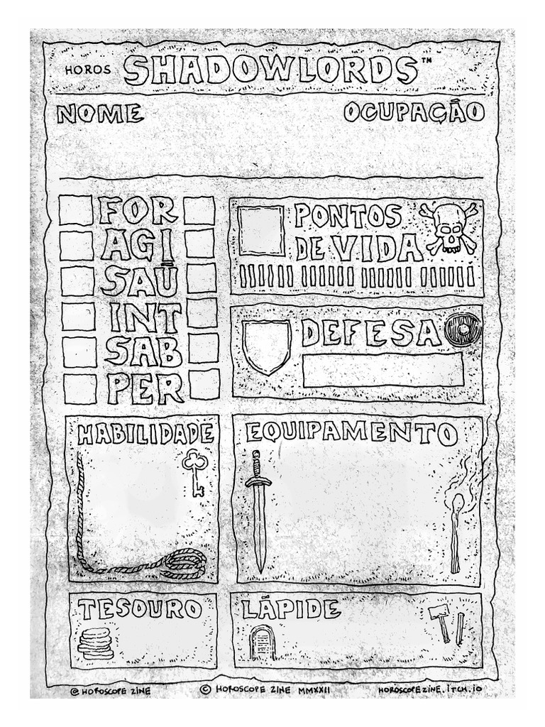 Shadowlords Mini System FICHA | PDF