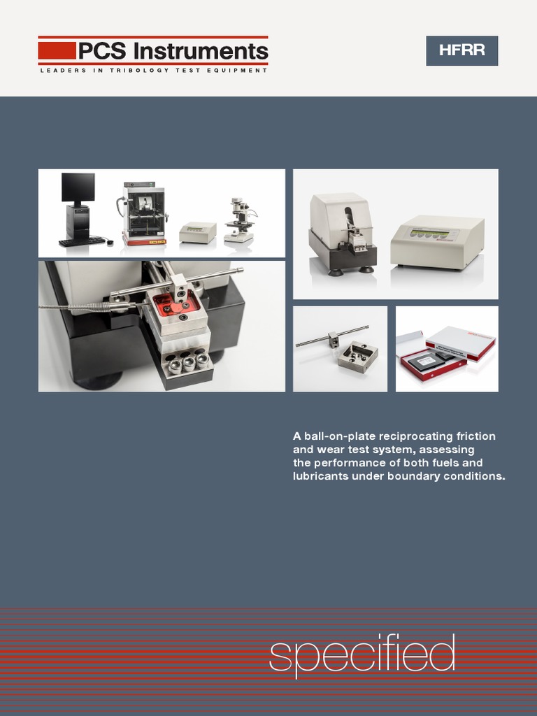 HFRR Brochure | PDF | Wear | Personal Computers