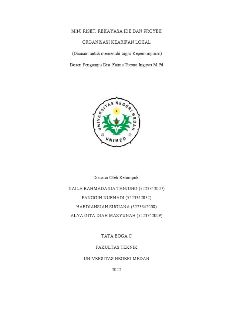 Mini Riset Kepemimpinan, RI Dan Proyek | PDF