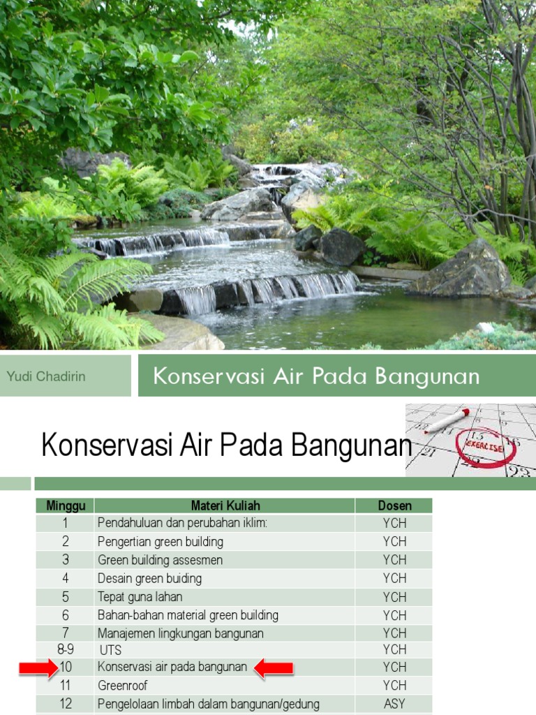 Konservasi Air Pada Bangunan-S1-2020 | PDF
