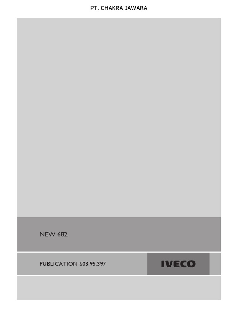 IVECO 682 - Instruction Manual | PDF