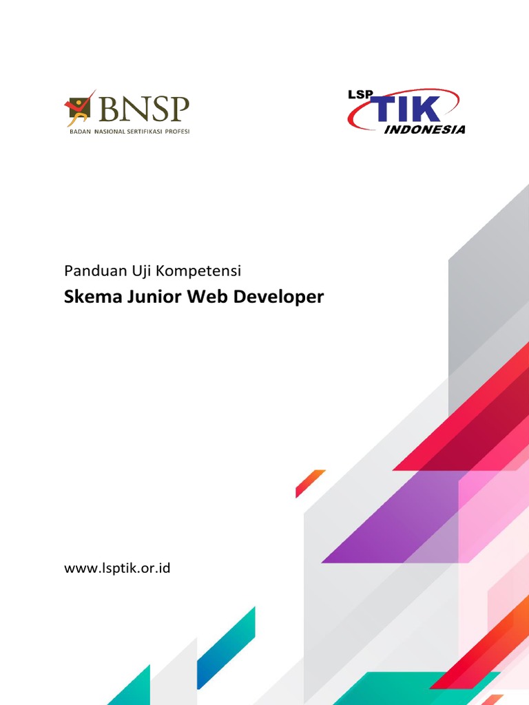 Skema Junior Web Developer: Panduan Uji Kompetensi | PDF