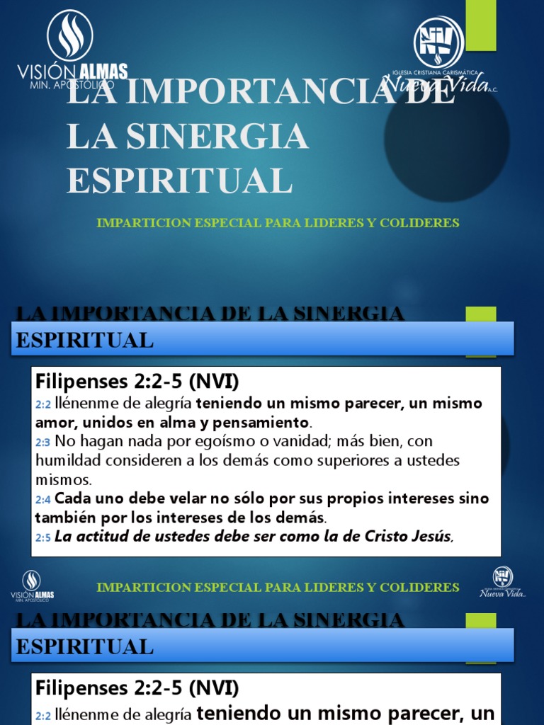 La Importancia de La Sinergia Espiritual | PDF