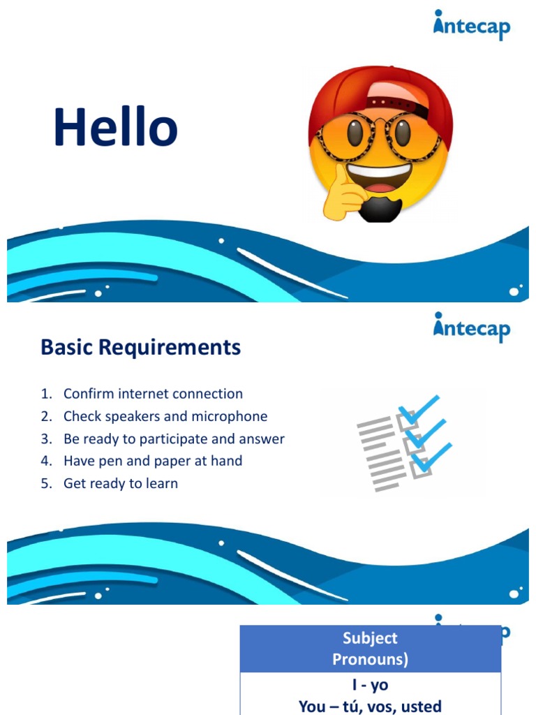 Personal Profile Writing Guide | PDF | Grammar | Languages