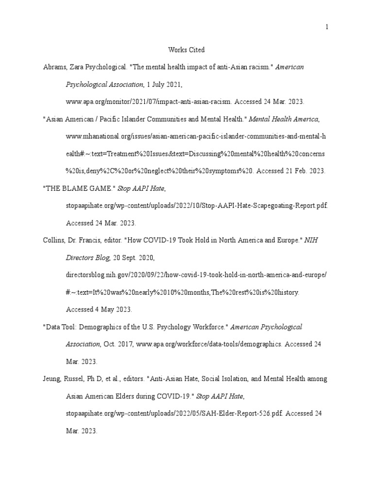 AAPI Mental Health Challenges | PDF