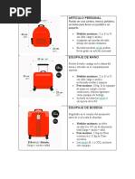 Equipaje de Mano - Copa Airlines | PDF | Pasajero | Aviación