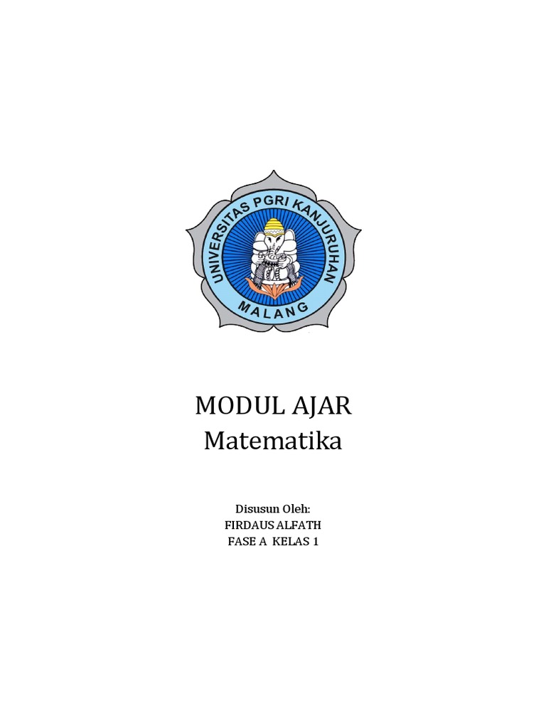 Modul Ajar Matematika Kelas 1 Bab Pengukuran Waktu | PDF