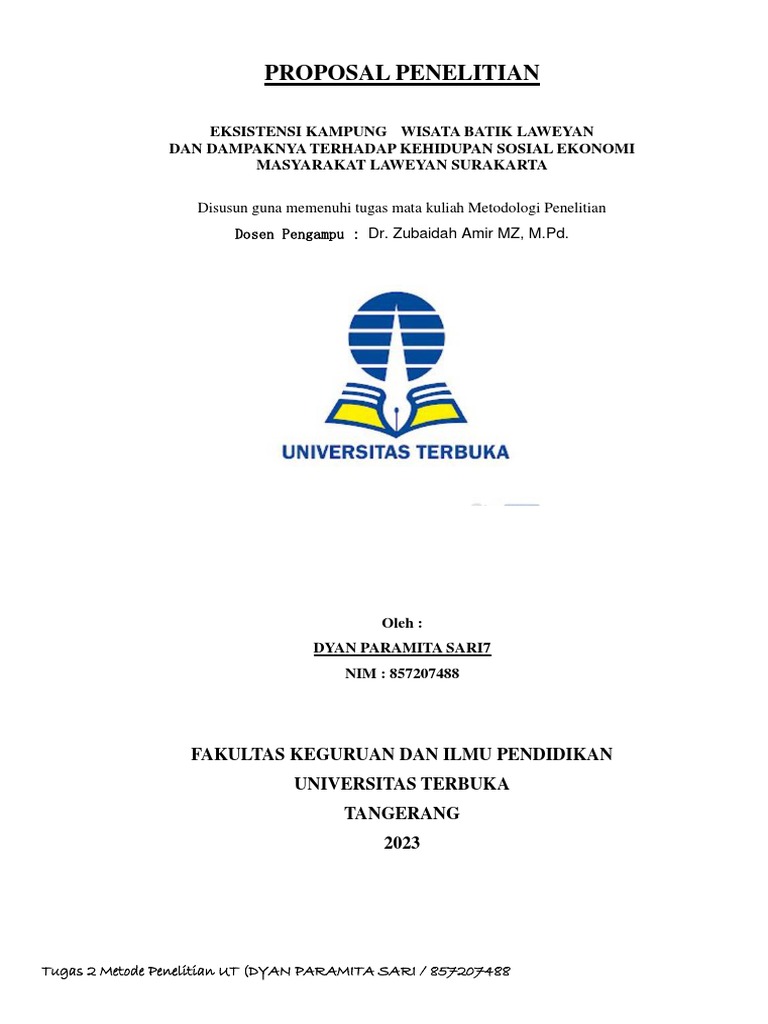Eksistensi Kampung Wisata Batik Laweyan | PDF
