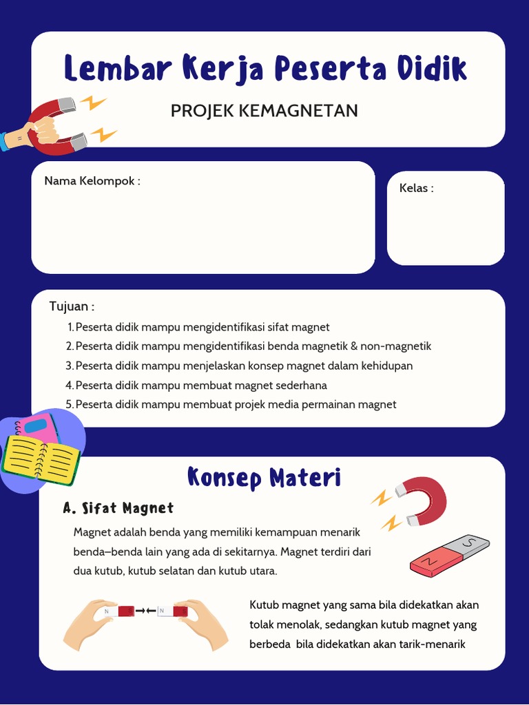 Panduan Proyek Kemagnetan Siswa | PDF