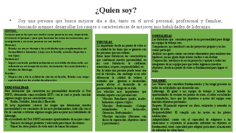 Quien Soy - JGQ | PDF