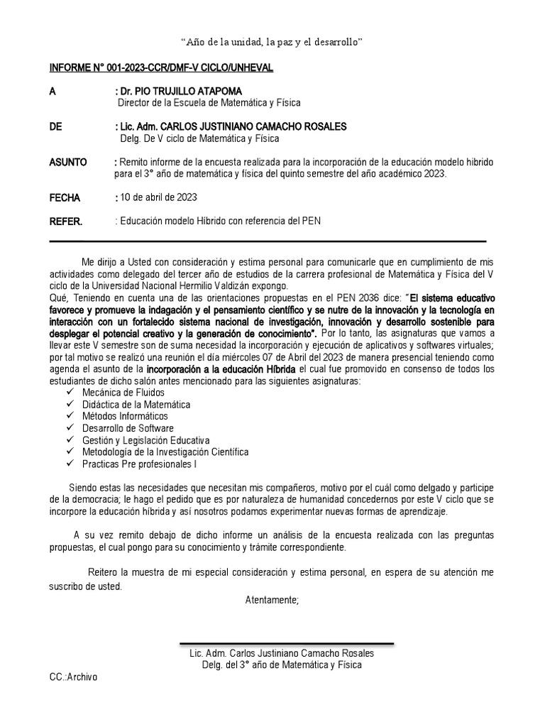 Informe Imprimir | PDF