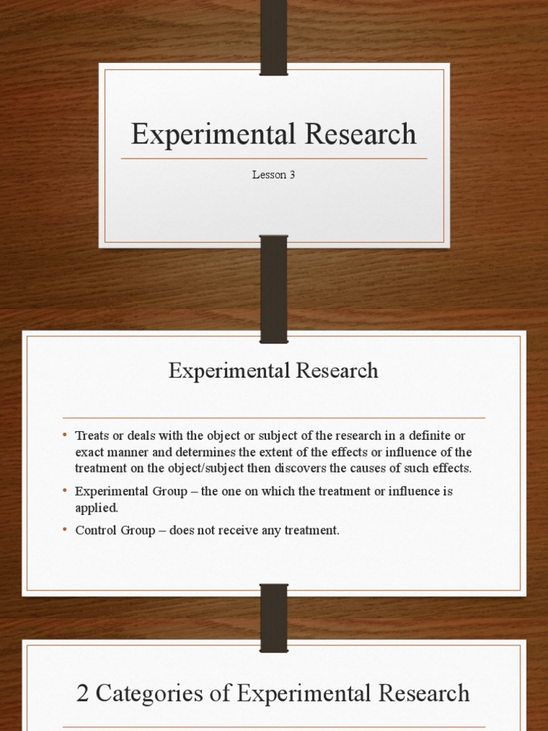 Experimental vs. Quasi-Experimental Design | PDF | Experiment ...