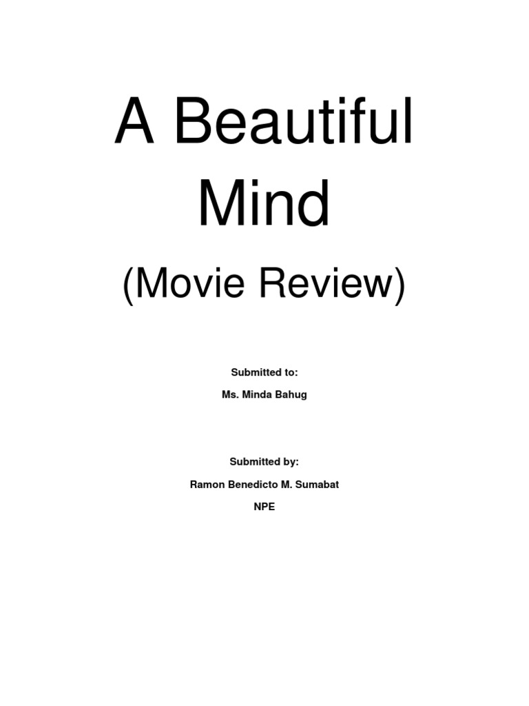 A Beautiful Mind X | Download Free PDF | Paranoia | Schizophrenia