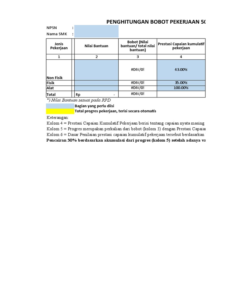 Penghitungan Bobot | PDF