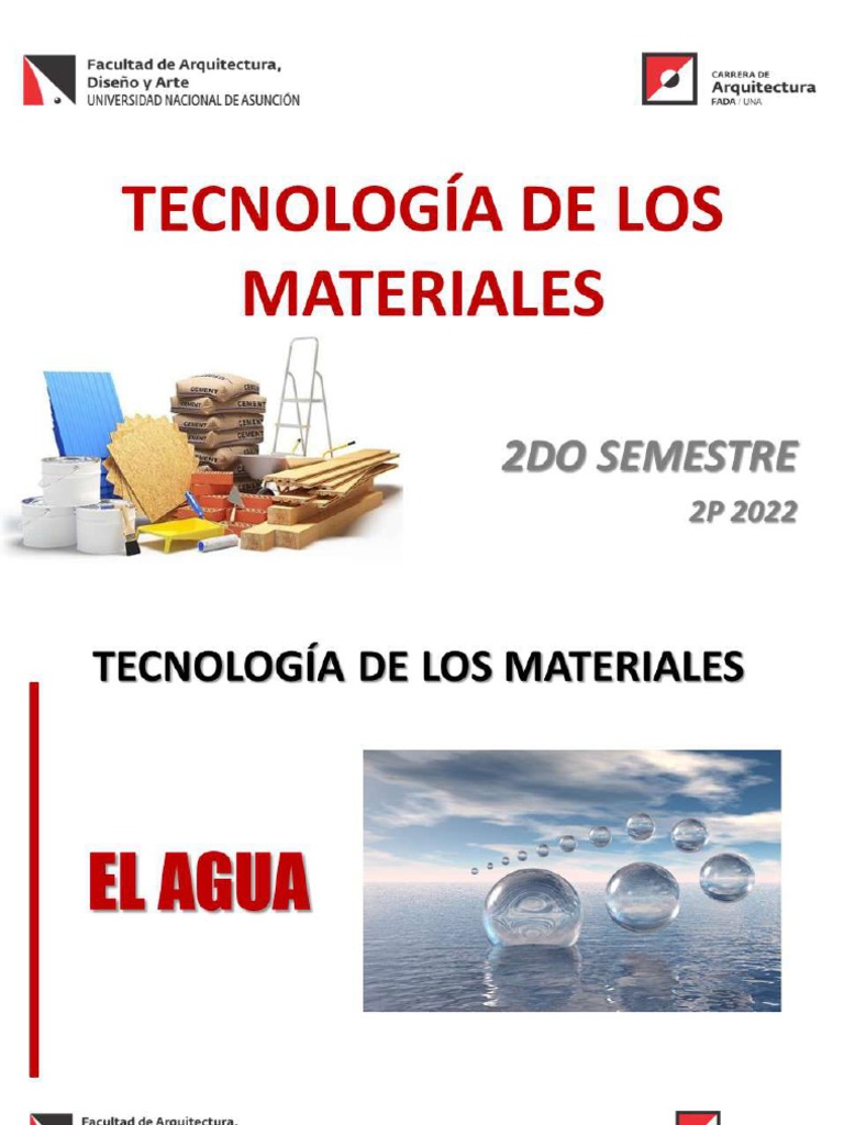 Clase 08 - Agua - 2022 | PDF Clase 08 - Agua - 2022 | PDF