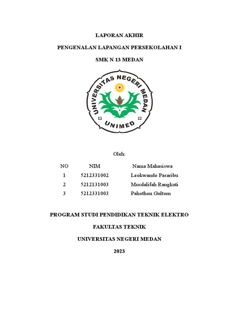 Laporan Plp 1 Pdf