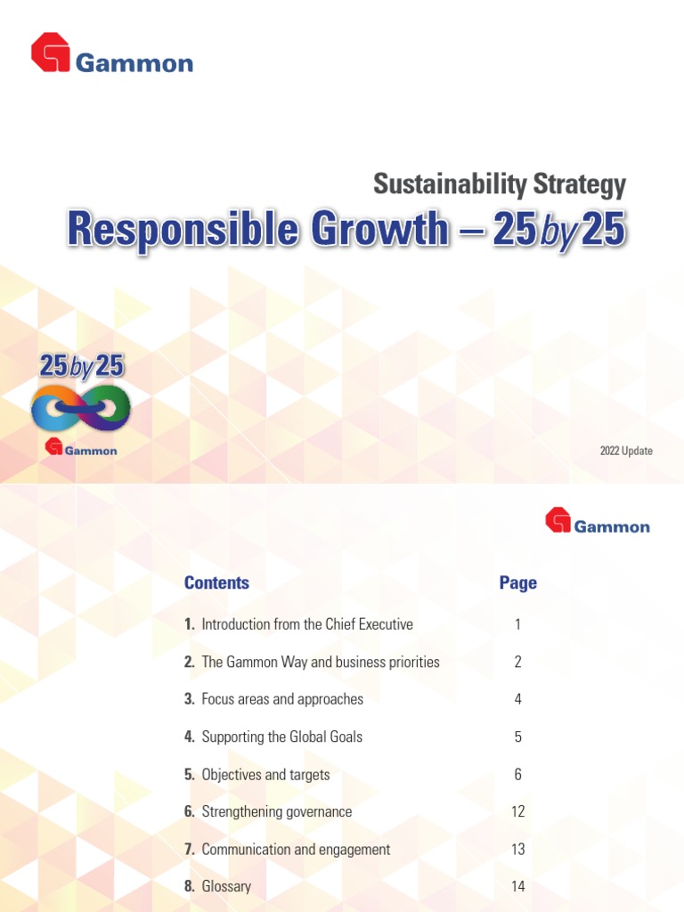 Sustainability Strategy | PDF