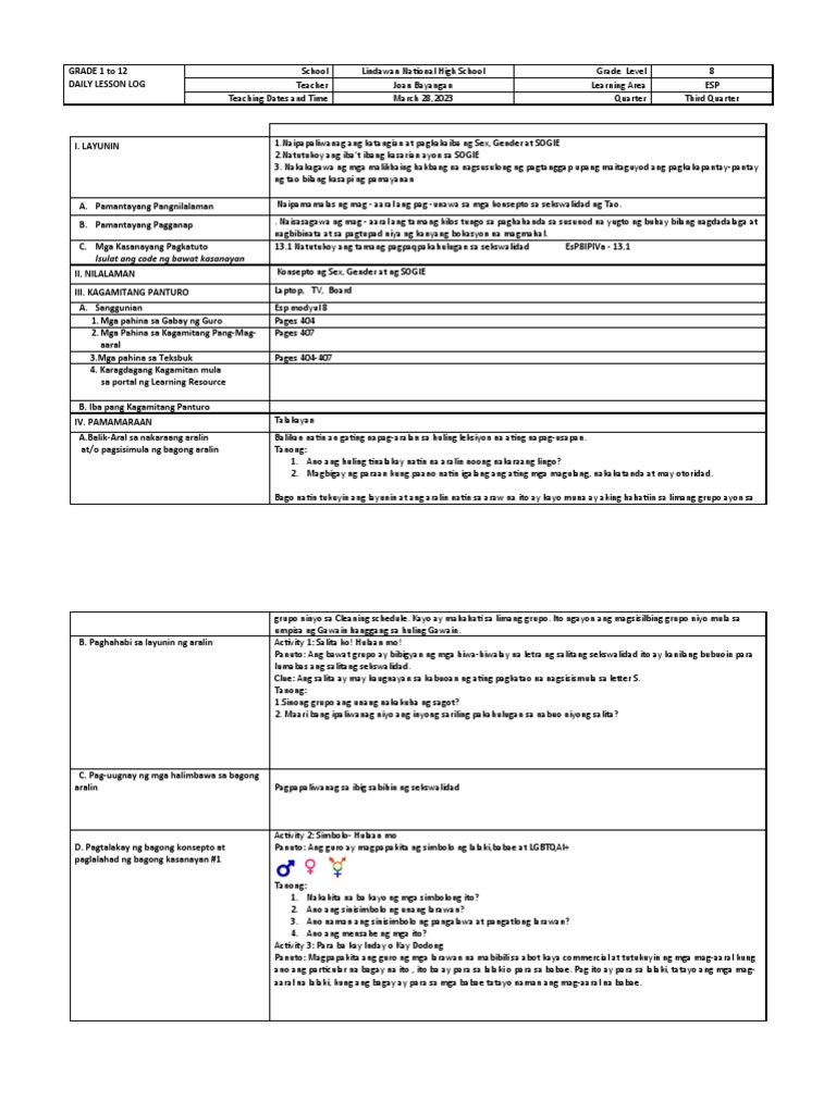 COT 8 Sekswalidad | PDF