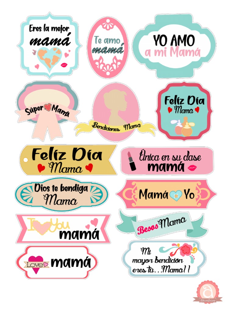 Letreros Día de la Madre | PDF