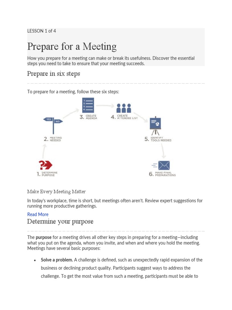 1 Prepare For Meeting Pdf