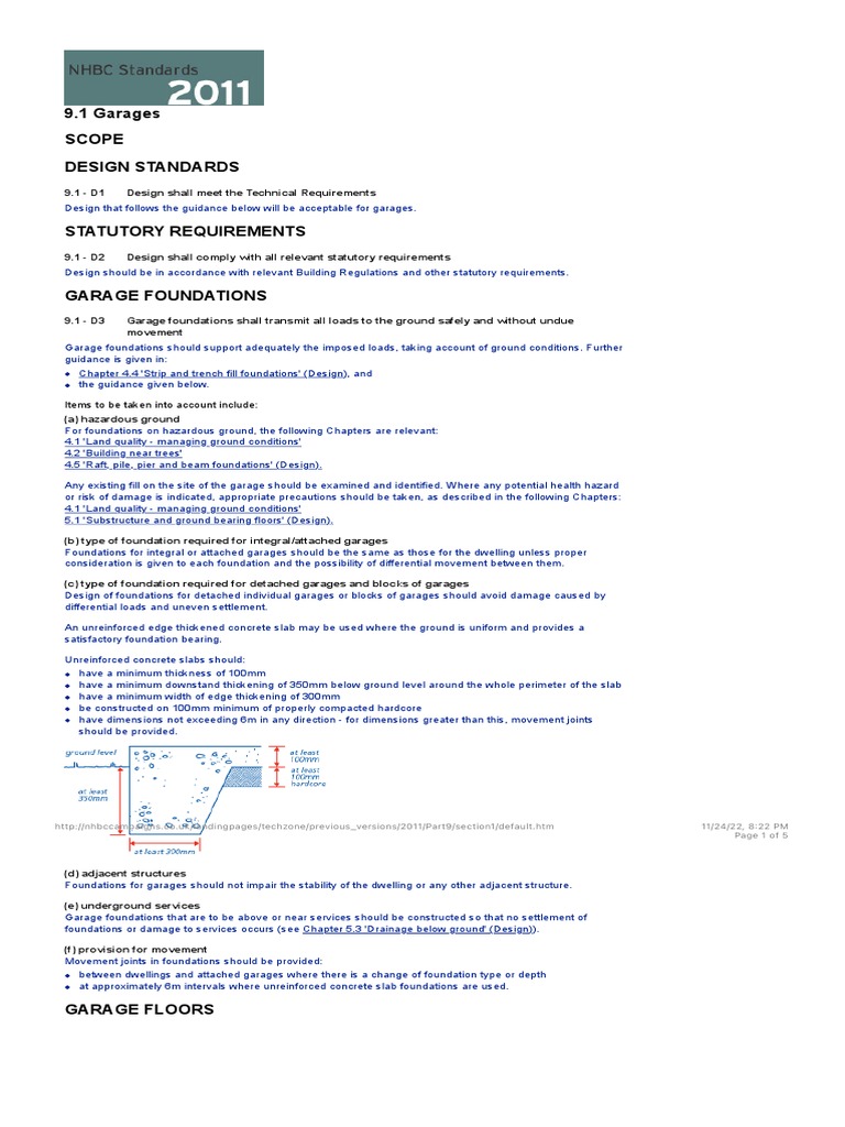 NHBC Standards 2011 External | PDF