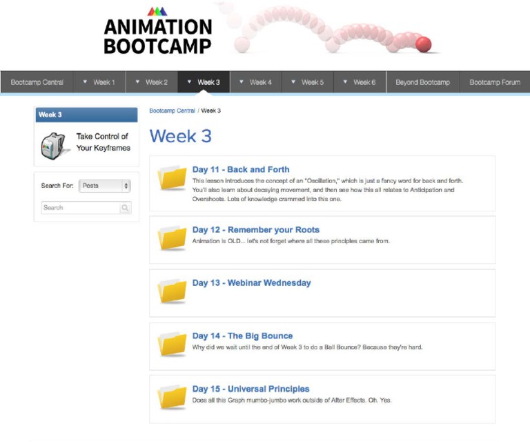 Animation Bootcamp Week 3 | PDF