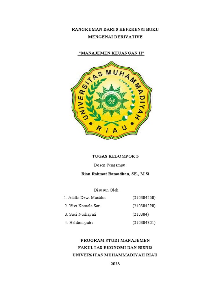 Rangkuman Buku Kelompok 5 Mk II | PDF