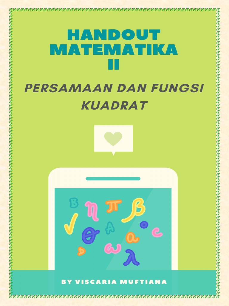 Persamaan Dan Fungsi Kuadrat-2-12 | PDF