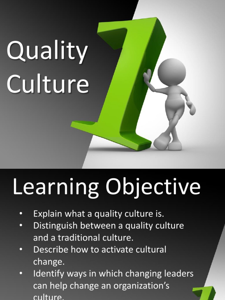 Building and Maintaining a Quality Culture | PDF | Leadership ...