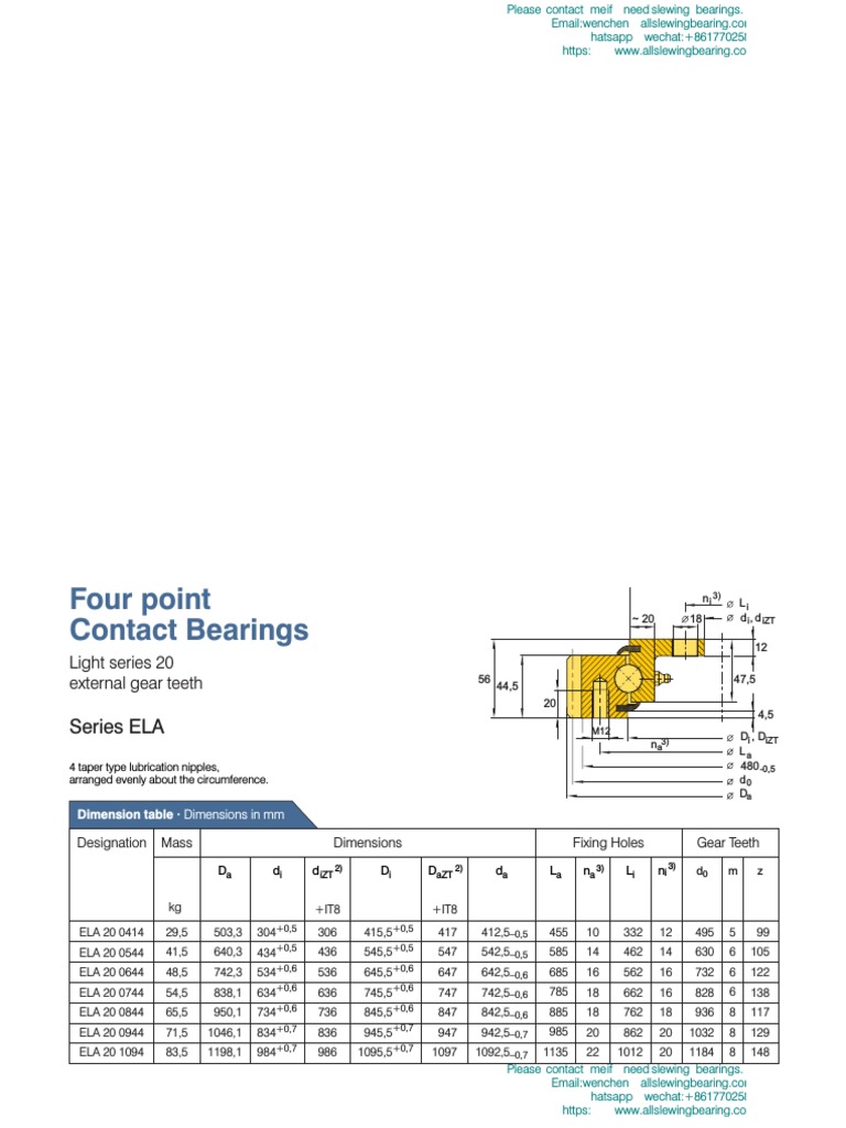 Slewing Bearing Slewing Ring Slewing Gear Swing Circle (12) | PDF