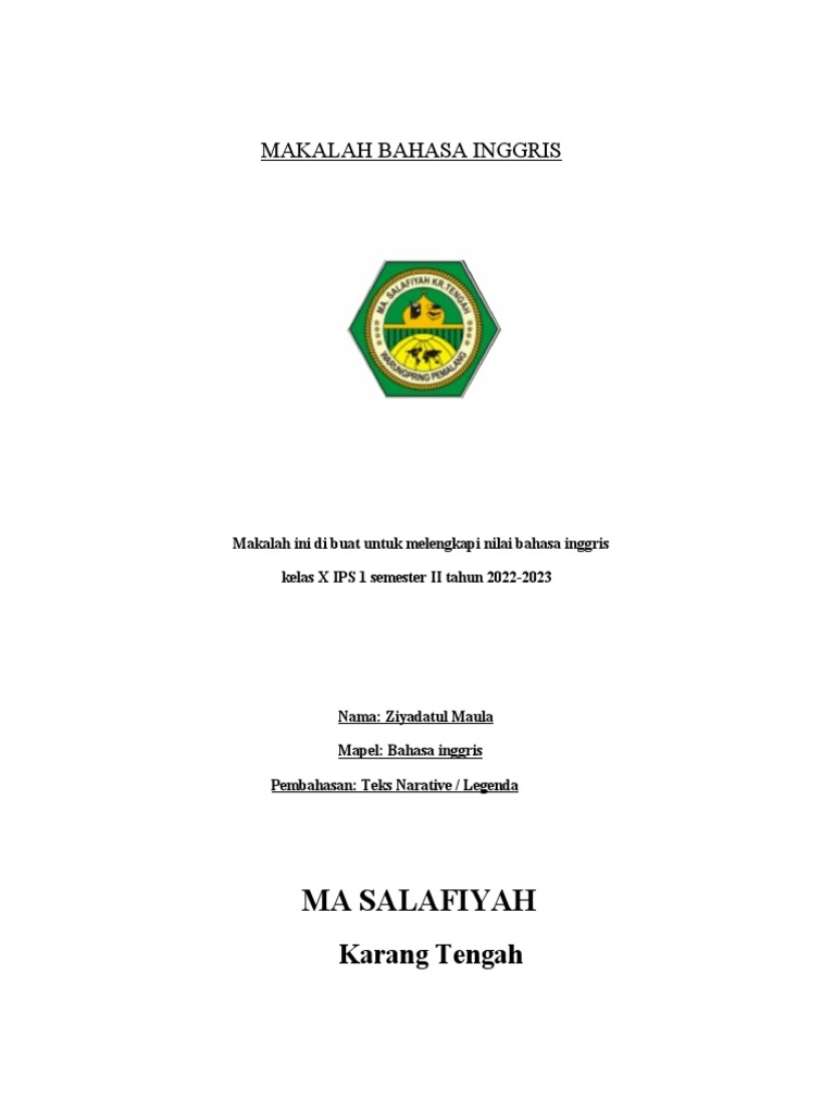 Makalah Bahasa Inggris | PDF