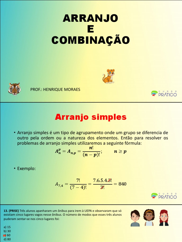Arranjo e Combinação 18.49.41 | PDF | Cor