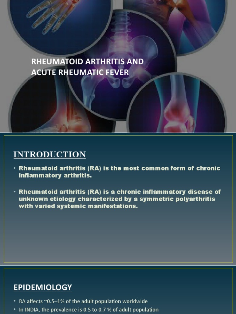 Rheumatoid Arthritis and Acute Rheumatic Fever | Download Free PDF | T ...