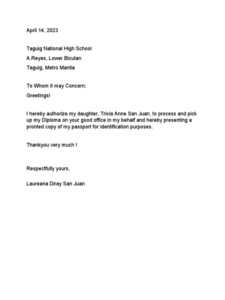 Authorization Letter-WPS Office | PDF