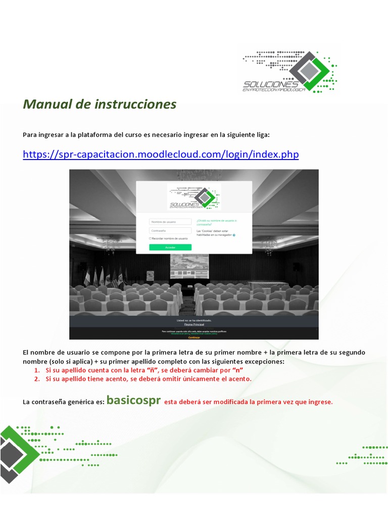 Instrucciones Ingreso Plataforma 2 Básico | PDF