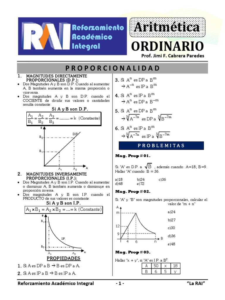 029 Proporcionalidad | PDF