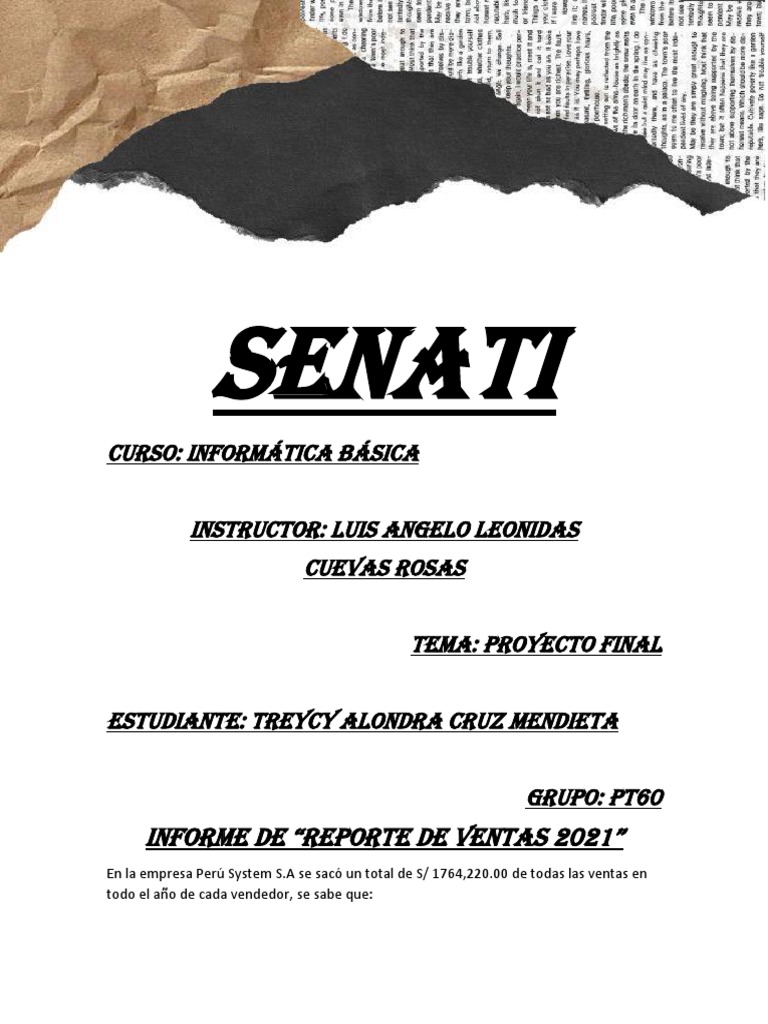Proyecto Final Senati | PDF | Virus de computadora | Software de la ...