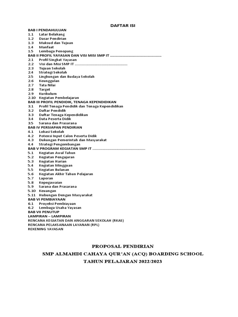 Sistematika Penyusunan Proposal PPDB | PDF | Karier & Perkembangan | Bisnis