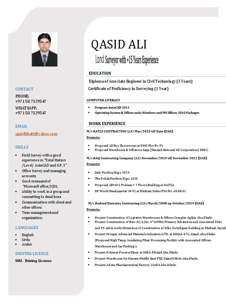 Qasid CV | PDF