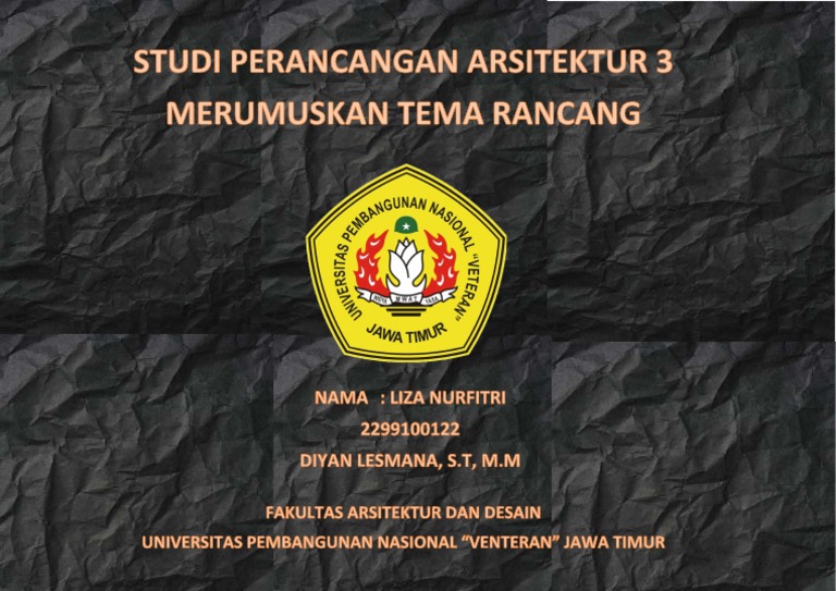 Cover Tema Rancang | PDF